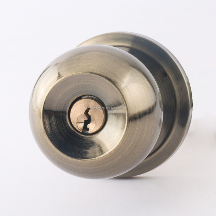 Roeasy 587 Antique Brass Types Tubular Lock Bedroom Round Knob Key Open ...