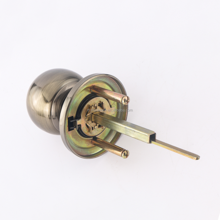 Roeasy 587 Antique Brass Types Tubular Lock Bedroom Round Knob Key Open ...