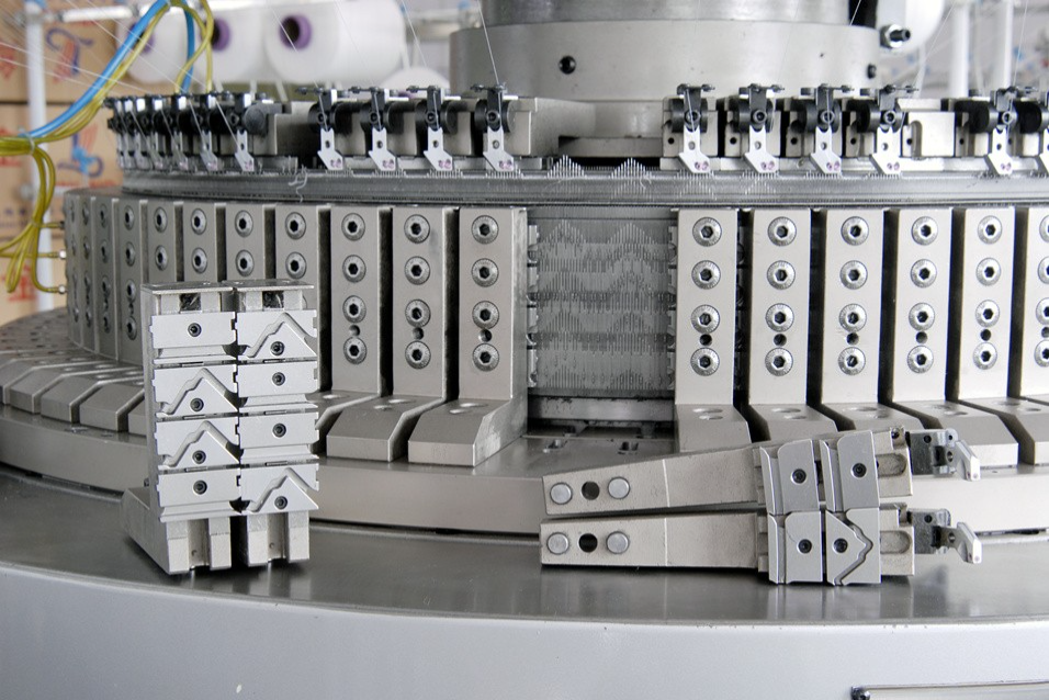 Open Width Terry Thread Fleece Double Jersey Circular Knitting Machine ...