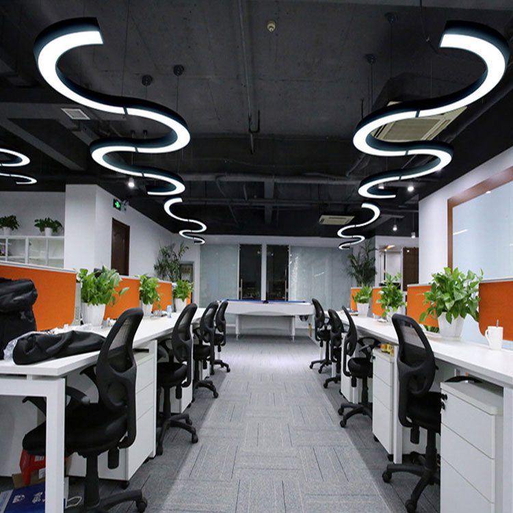 Bulk Buy China Wholesale Round Arc Linear Light Circle Hanging Lamp New ...