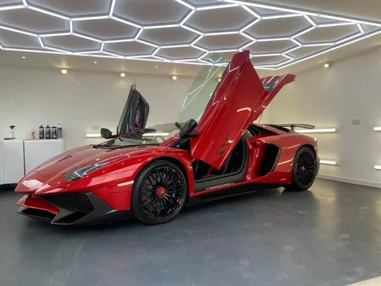 Discount Ge8001 Hexagon Led Garage Light System Honeycomb Hexagrid Auto Detailing Lights Hot ...