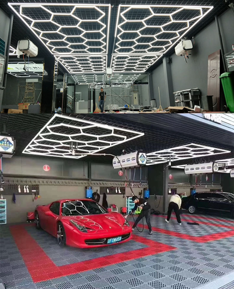 Buy Wholesale China 110v Ac Car Detailing Honeycomb Garage Lighting ...