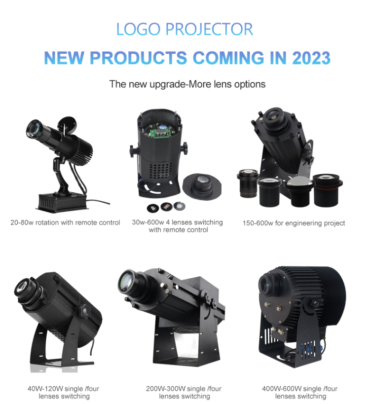 Factory 100w Four Lenses Switching Custom Gobo Projector Light Outdoor ...