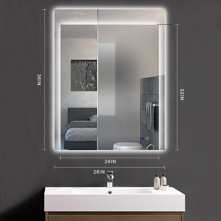 Buy Wholesale China Bathroom Smart Mirror With Led Light Zhuorui ...