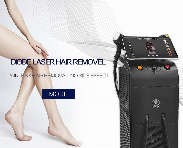 4k Screen Laser Hair Removal Diode Laser 3 Wavelengths 755 808 1064 ...