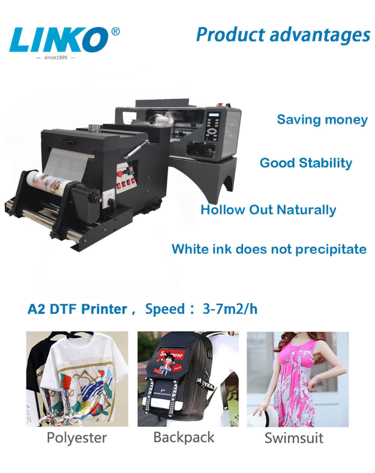Buy Wholesale China New 6 Colors Small Dtf Printer A3 30cm Dtf Pet Film ...
