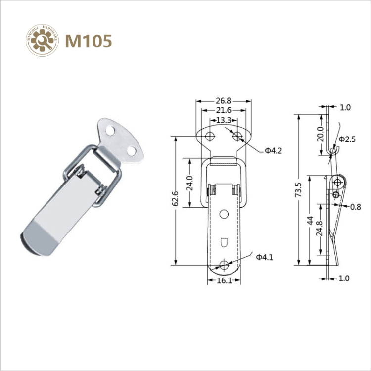 Industrial Fastener Zhaoqing Wise Hardware Stainless Steel Draw Latch ...