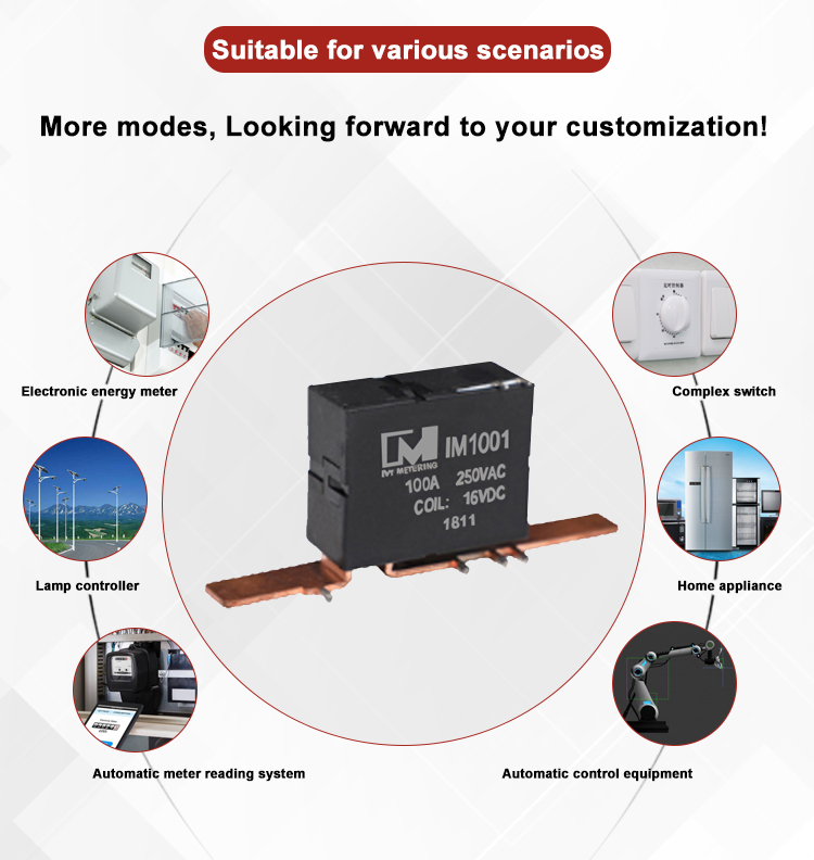 Buy Wholesale China 100a 250vac Coil 12vdc Magnetic Latching Relays Smart Meter Relay For Home ...