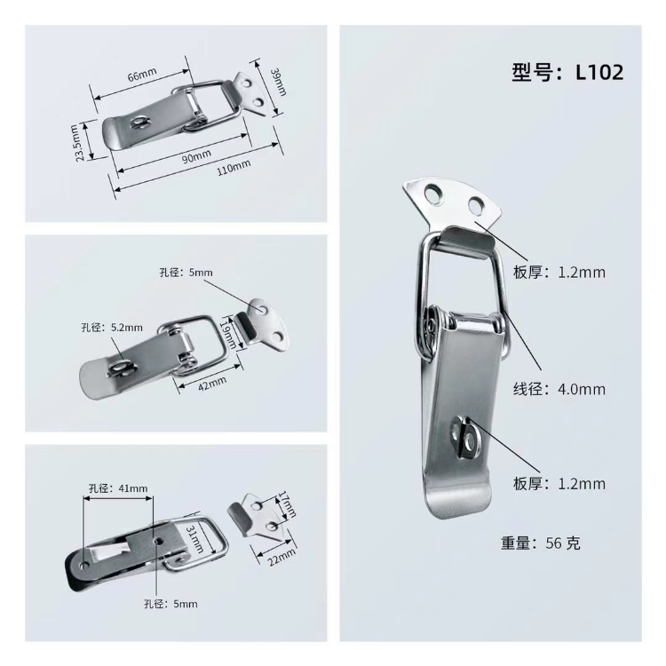 Buy Wholesale China Factory Directly 304 Stainless Steel Hasp Spring ...