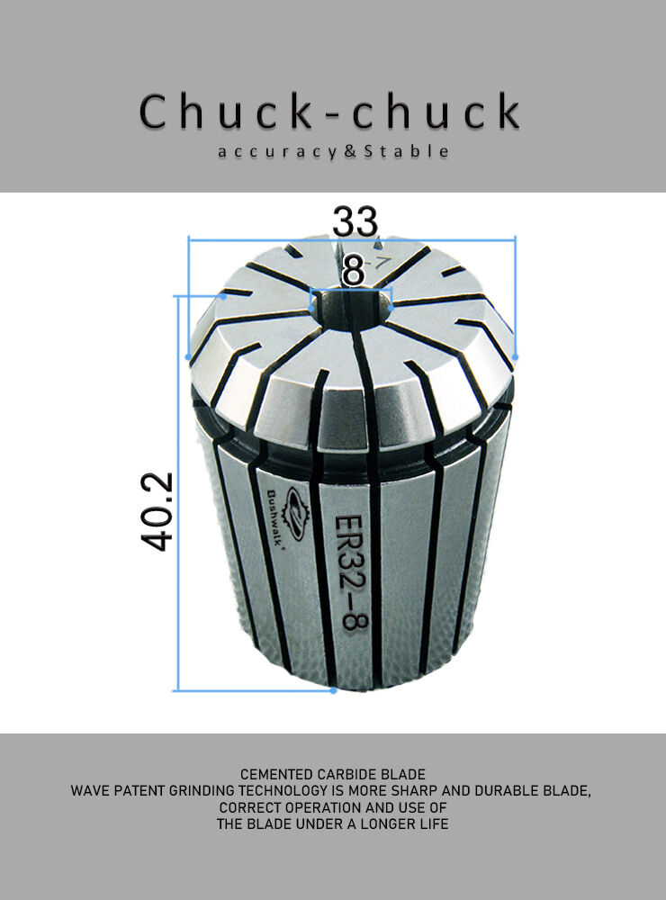 Bushwalk Safety Chuck Er11-1/8 Lathe Chuck For Tool Holder Er Collet ...