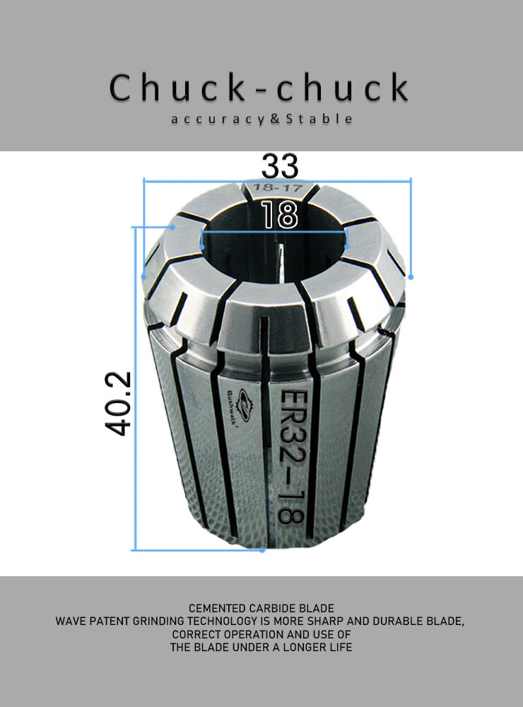 Bushwalk Safety Chuck Er11-1/8 Lathe Chuck For Tool Holder Er Collet ...