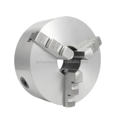3 Jaw Self-centered Lathe Chuck Three-claw Tool Middle Hole Chuck With ...