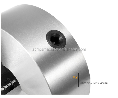 3 Jaw Self-centered Lathe Chuck Three-claw Tool Middle Hole Chuck With ...