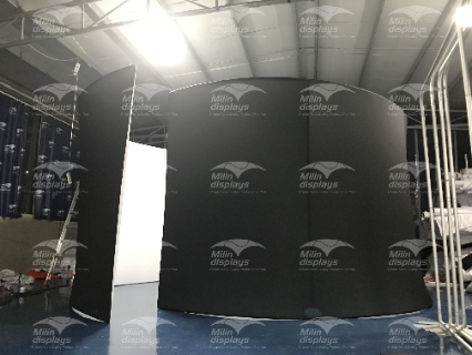 Hot Product 360 Photo Booth Backdrop Stand 360 Media Wall With Led ...