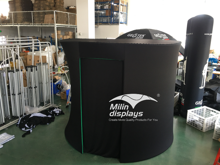 Hot Product 360 Photo Booth Backdrop Stand 360 Media Wall With Led ...