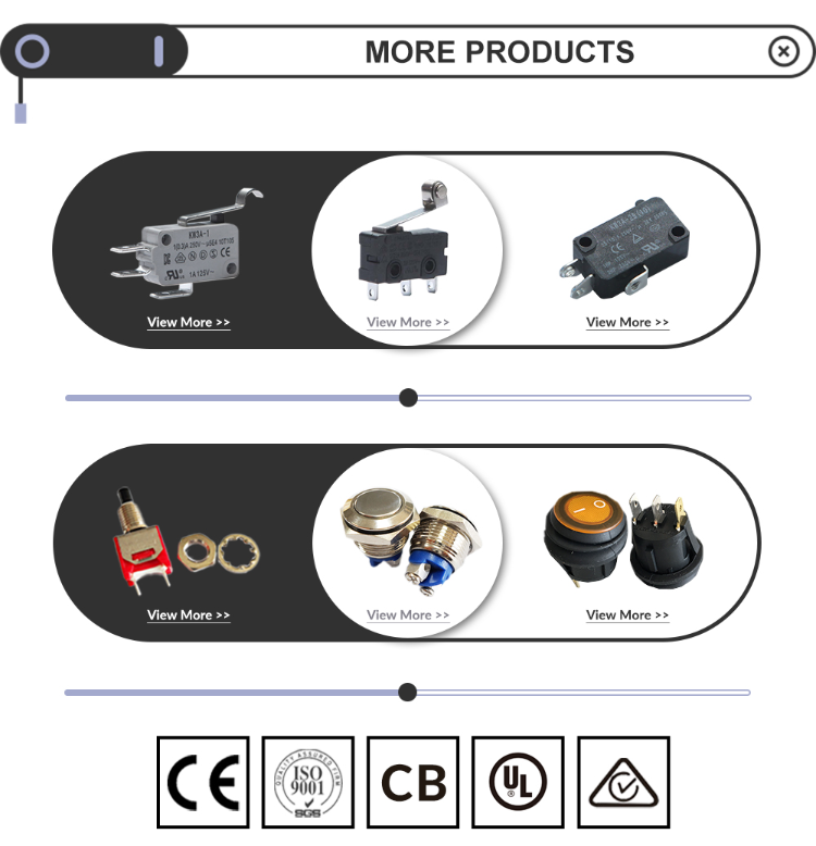 5a 125vac Miniature On Off Limit Switch Dc Micro Switch With Soldering ...