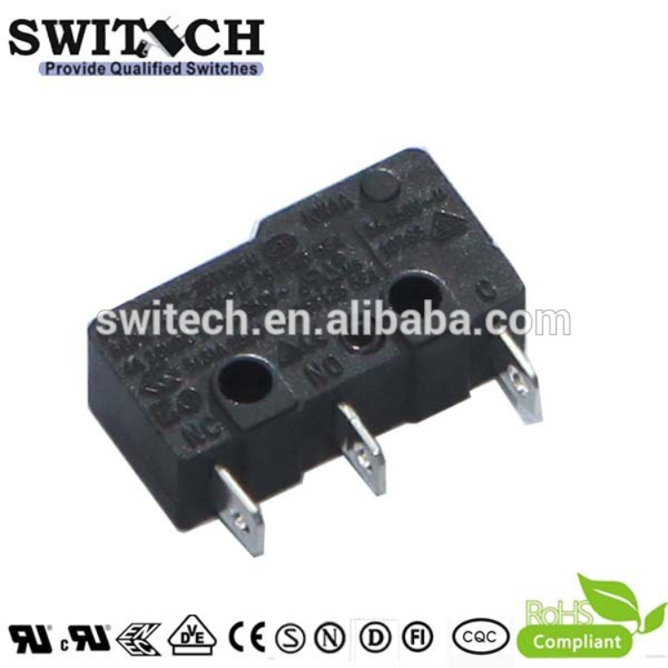 5a 125vac Miniature On Off Limit Switch Dc Micro Switch With Soldering ...