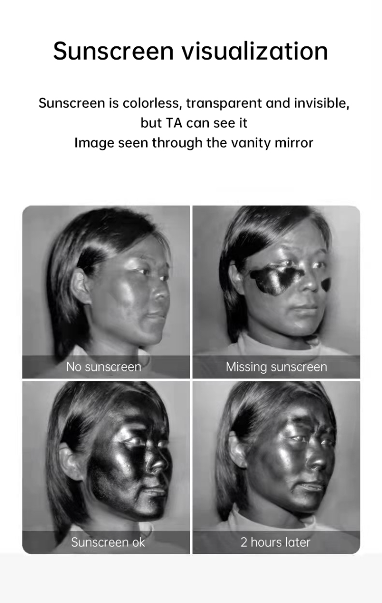 Magic Make-up Visible Facial Sunscreen Skin Protection Detect Makeup ...