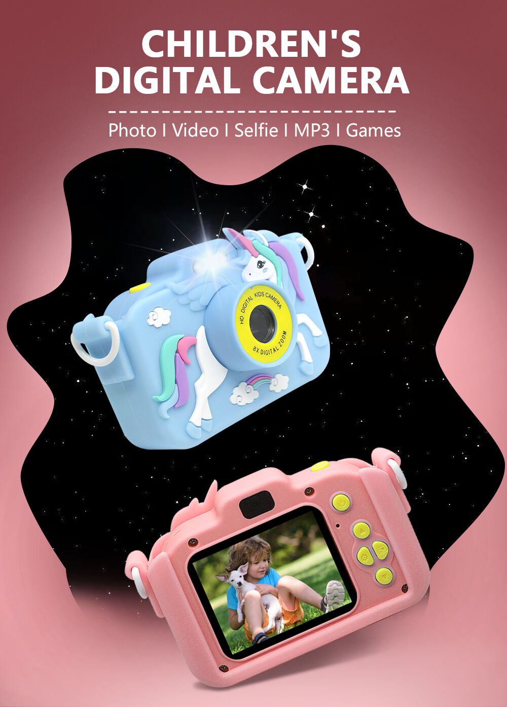 Buy Wholesale China Mini Kids Camera Fhd 1080p 48mp Video Recorder ...