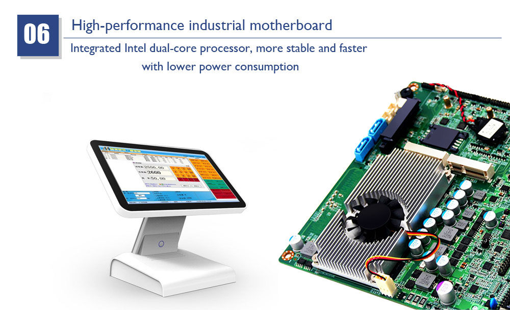 Free Software 15" Touch Screen Pos System Cash Register All In One Windows Pos Machine For ...