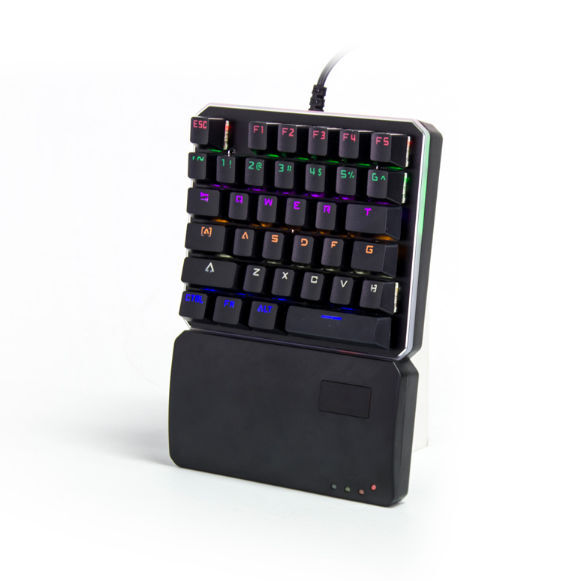 35 Keys Usb Wired Louminous Gaming Keypad One Handed Mechanical ...