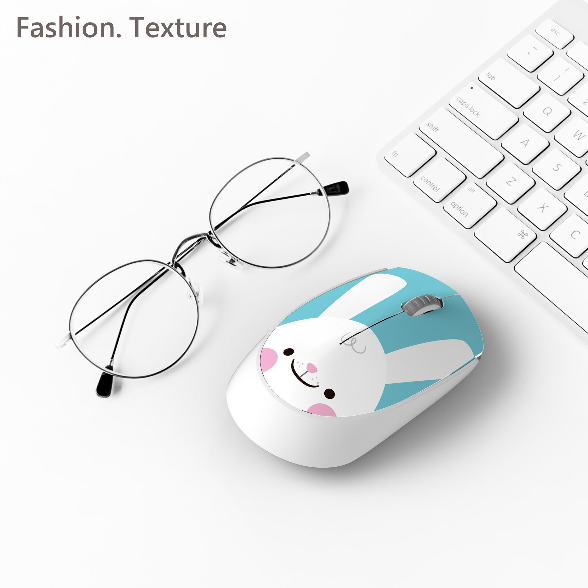 2.4g Wireless Mouse Cute Cartoon Usb Optical 1600 Dpi 3 Button Pink ...
