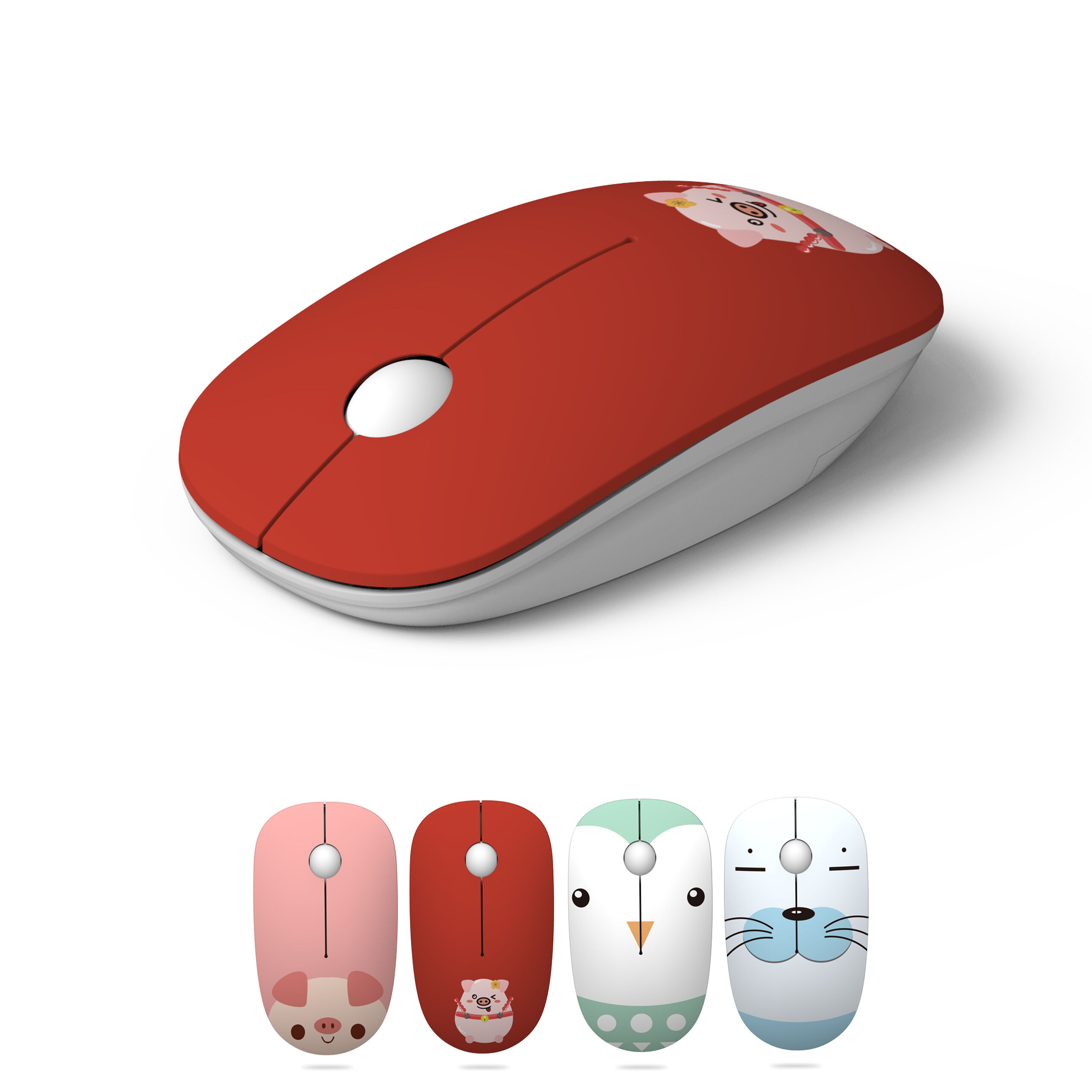 Buy Wholesale China Cute Animal Cartoon Less Mice Mouse Cordless Usb ...