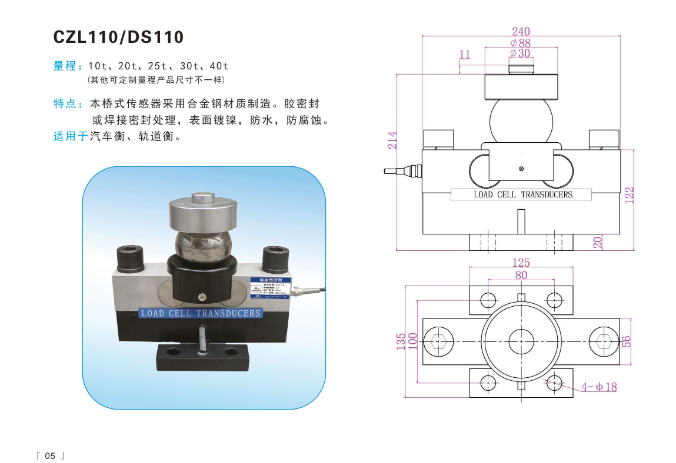 10t 20t 30 40t Weighbridge Load Cell Truck Scale Load Cell, Truck ...