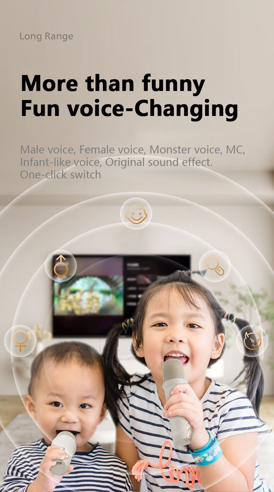 New Design Pixel Big Screen Karaoke Speaker Portable Home Party Speaker ...