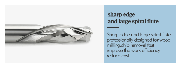 Bfl Solid Carbide Compression End Mill Cnc Router Tool Bit Up And Down ...