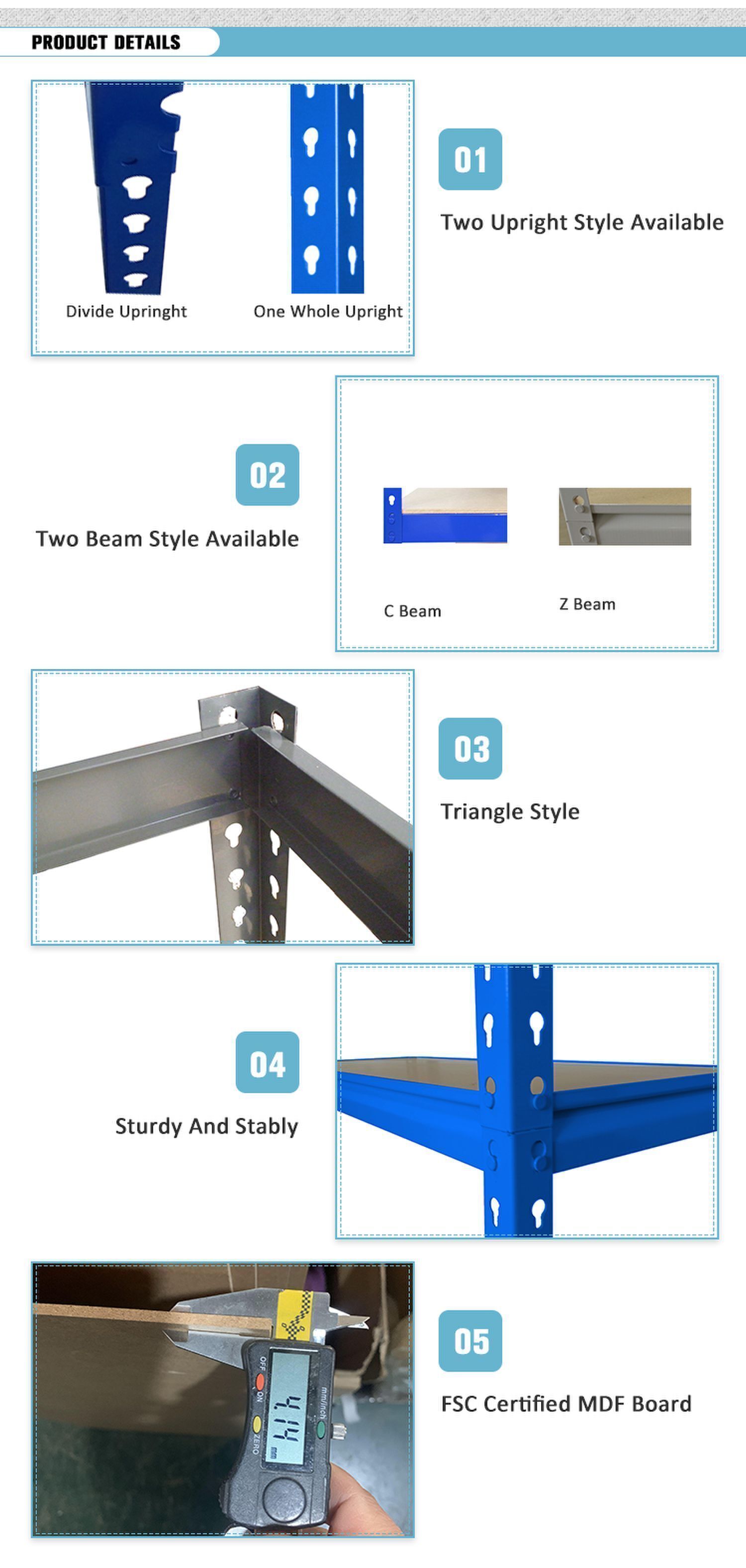 Manufacturer Wholesale 5 Layer Galvanized Metal Factory Storage Rivet ...