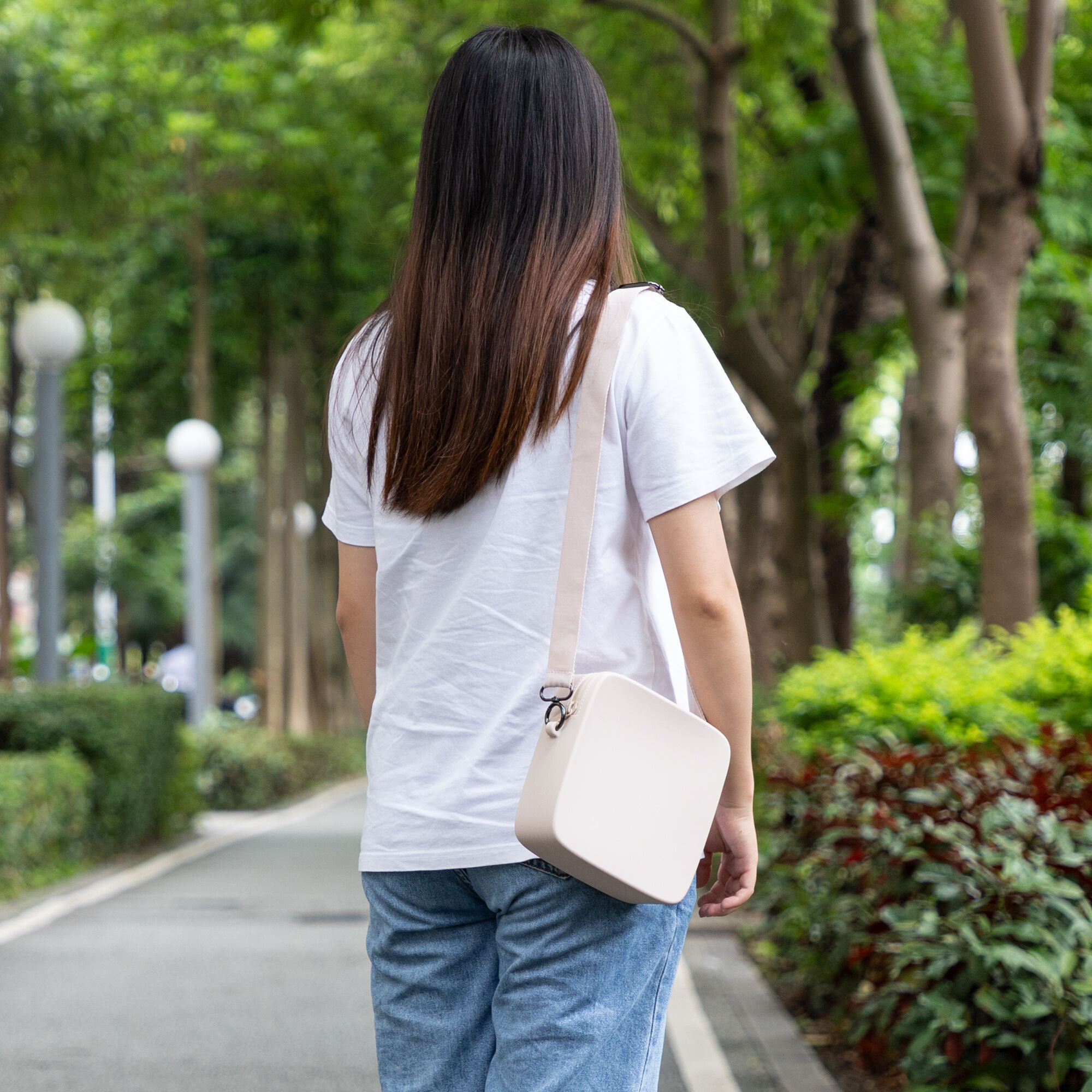 Chinfai Classic Silicone Crossbody Bag Small Women Shoulder Bag ...