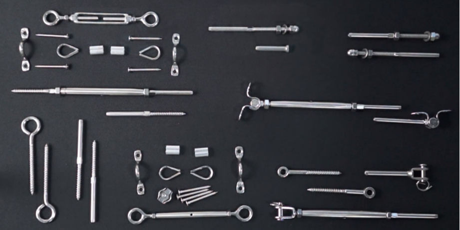 Cable Railing Components Hardware Kits T316 Marine Stainless Steel ...