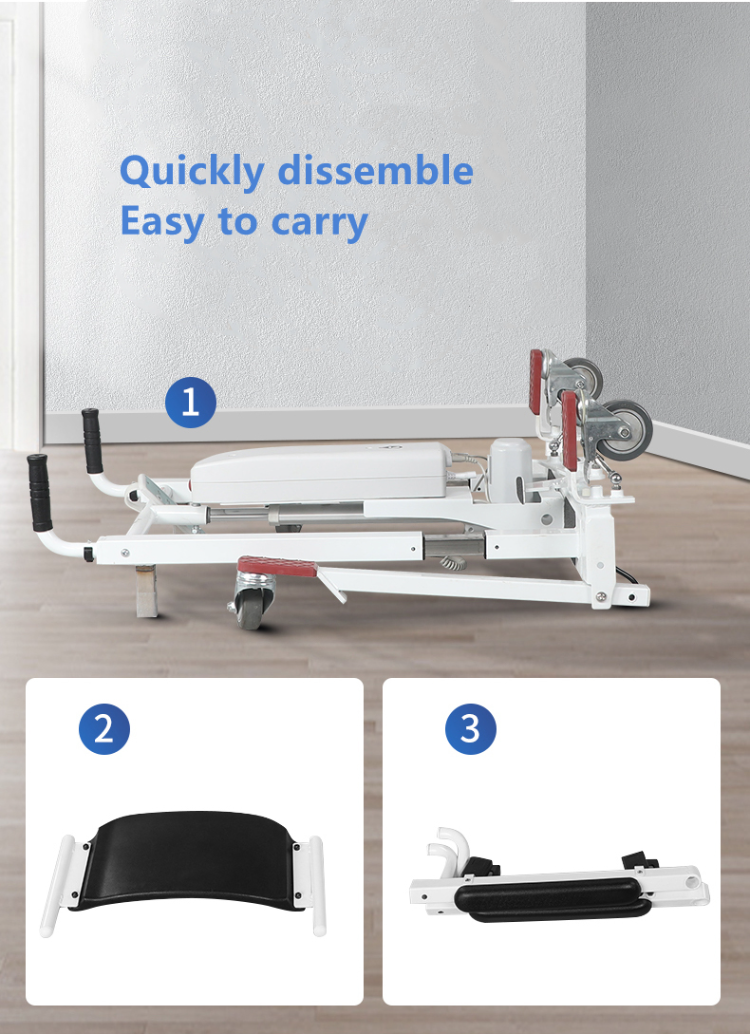 Ixp4 Waterproof Medical Electric Hydraulic Patient Transfer Commode ...