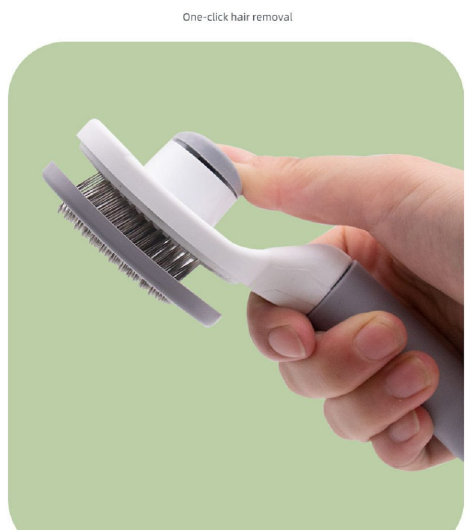 Durable Self Clean Slicker Pet Hair Removal Comb Deshedder Dog Animal ...