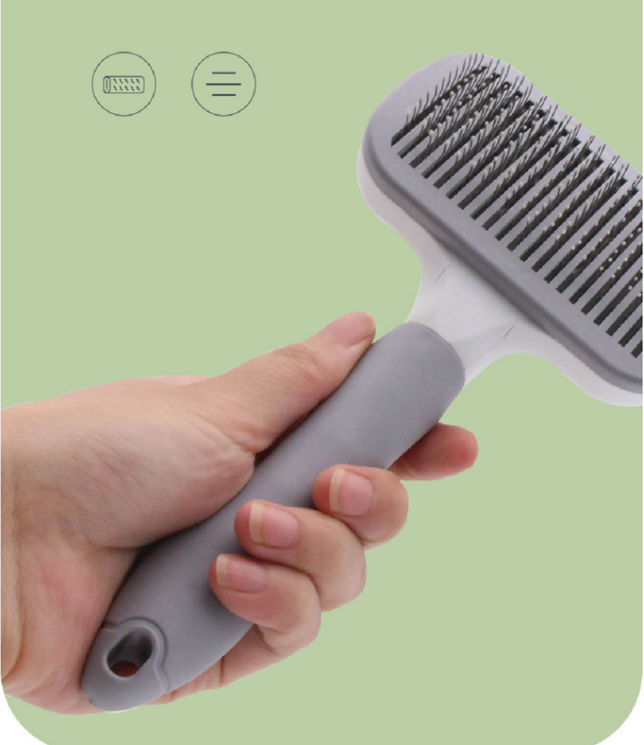 Durable Self Clean Slicker Pet Hair Removal Comb Deshedder Dog Animal ...