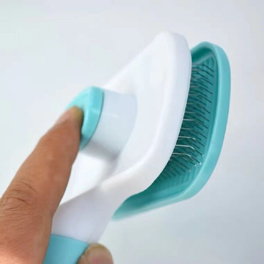 Durable Self Clean Slicker Pet Hair Removal Comb Deshedder Dog Animal ...