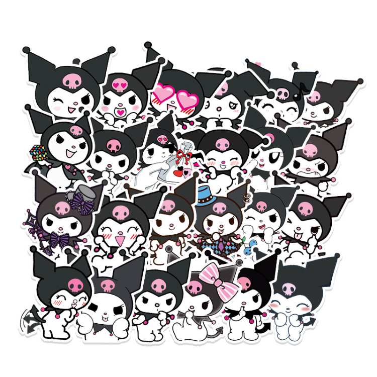 Bulk Buy China Wholesale 50pcs Colorful Diy Luggage Kuromi Anime ...