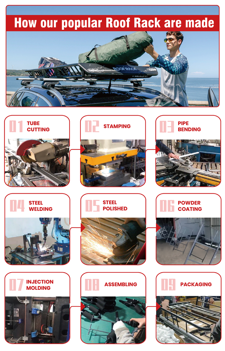 High Side 360 Lbs Capacity Car Rear Luggage Rack Foldable Hitch Mount ...