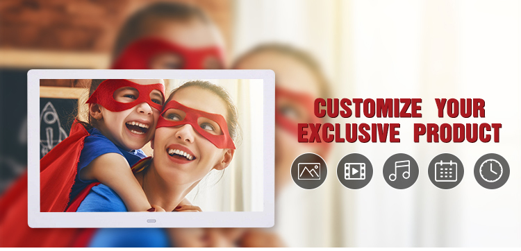 12.1 Inch Mirror Frame Digital Photo Frame With Picture Video Playback ...