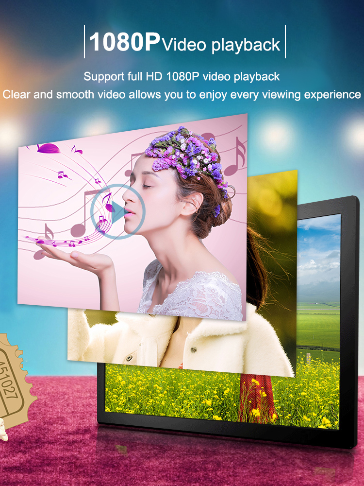 12.1 Inch Mirror Frame Digital Photo Frame With Picture Video Playback ...
