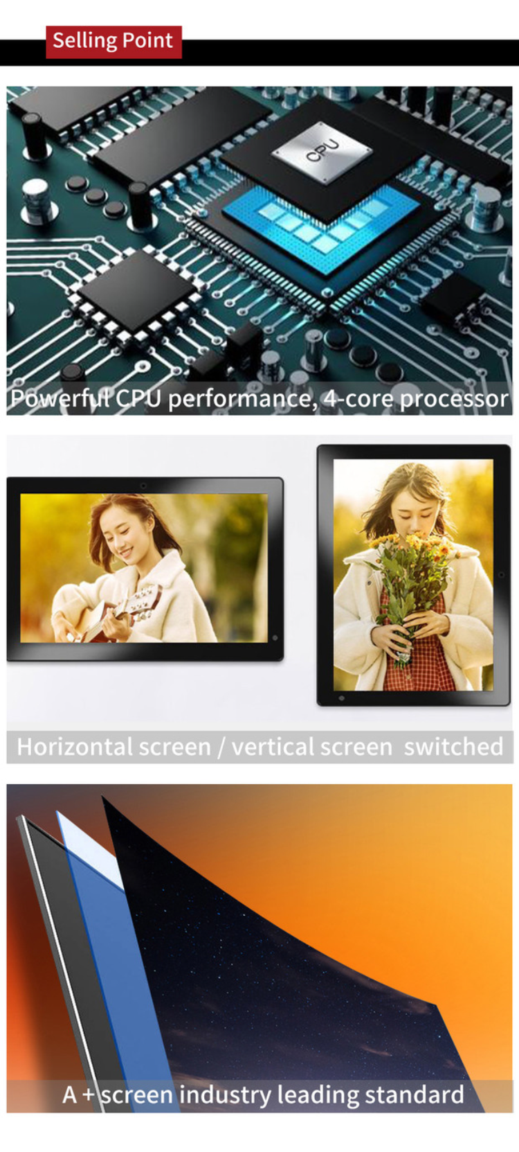 12.1 Inch Mirror Frame Digital Photo Frame With Picture Video Playback ...