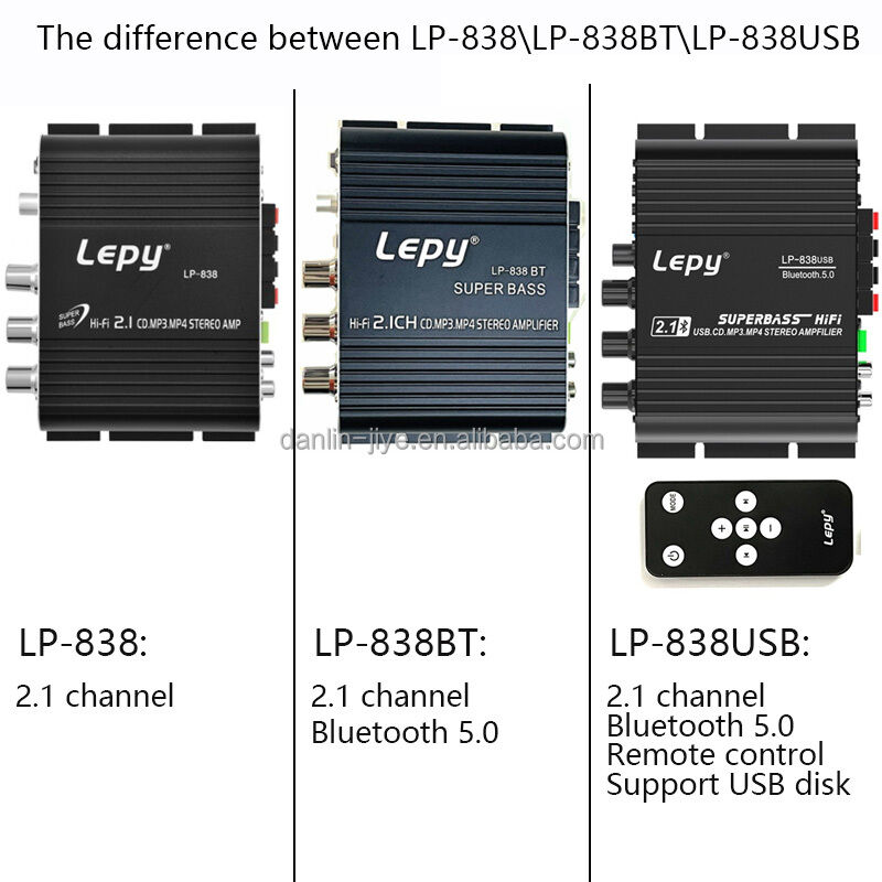 Lepy Lp-838 Lp838 Mini Hifi 2.1 Car Stereo Audio Mp3 Mp4 Fm Radio Player Auto Sound Subwoofer ...