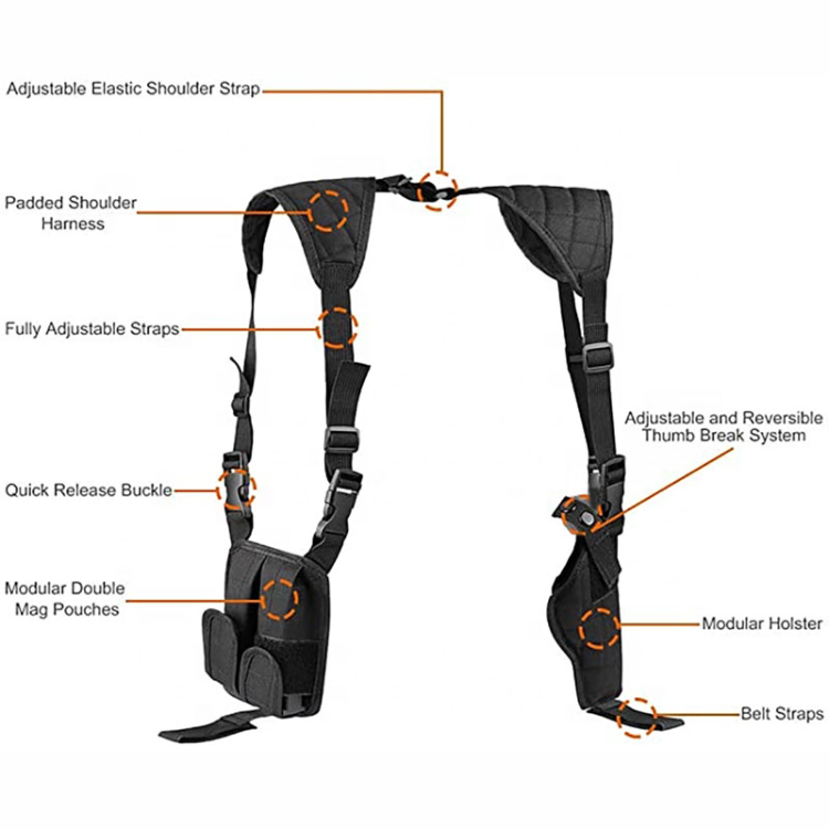 Buy China Wholesale Shoulder Holster Ambidextrous Vertical Concealed ...