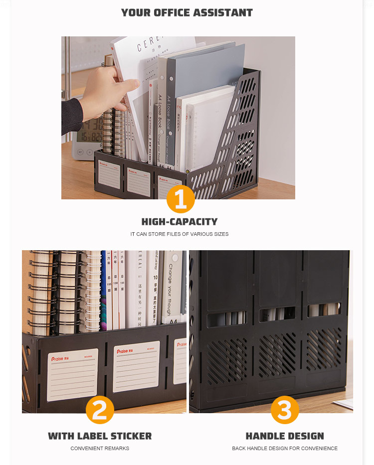 Buy Wholesale China 3-compartments Magazine And Literature File Storage ...