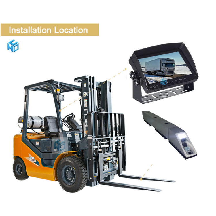 Buy Wholesale China Forklift Front And Rear Camera System Night Vision ...
