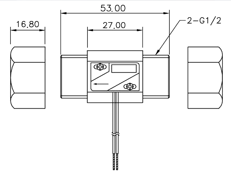 Perfect W131-dh Nylon Plastic Water Magnetic Flow Sensor Switches For ...
