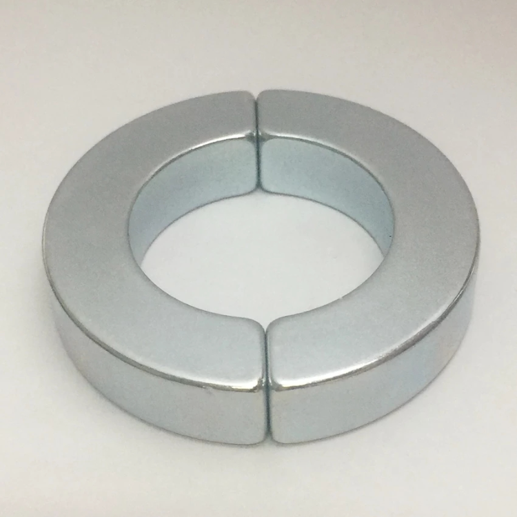 Large Neodymium Radially Oriented Ring Magnet / Demi Cercle Aimant N42 ...