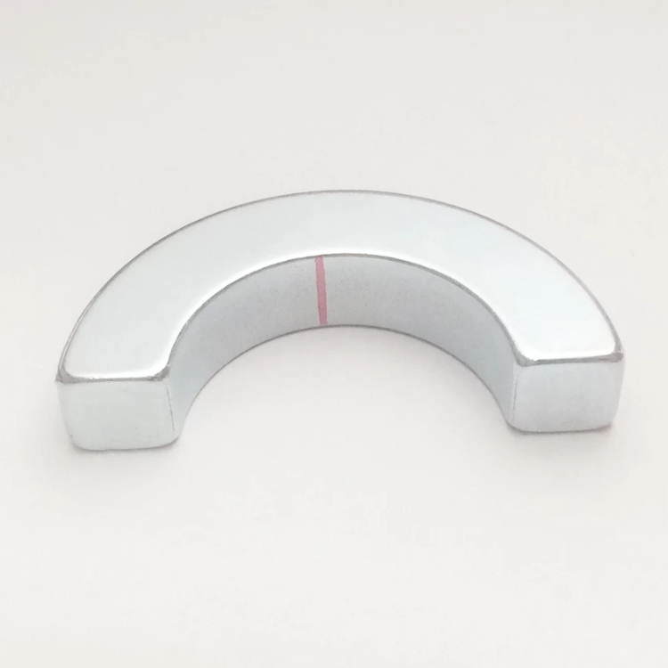 Large Neodymium Radially Oriented Ring Magnet / Demi Cercle Aimant N42 ...