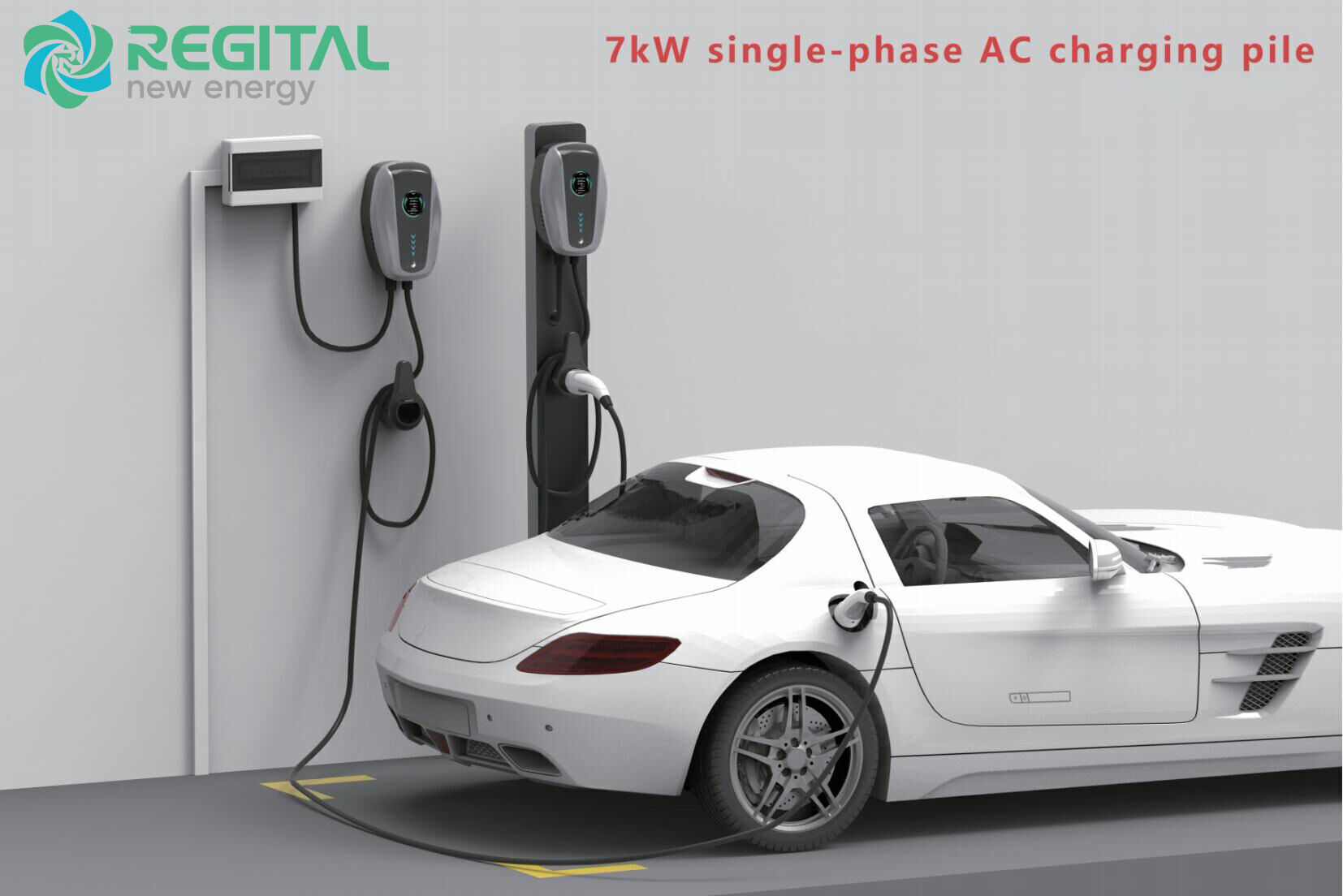 Buy Wholesale Hong Kong SAR Ac 7kw Ev Charger Wall Box Single Gun Type ...